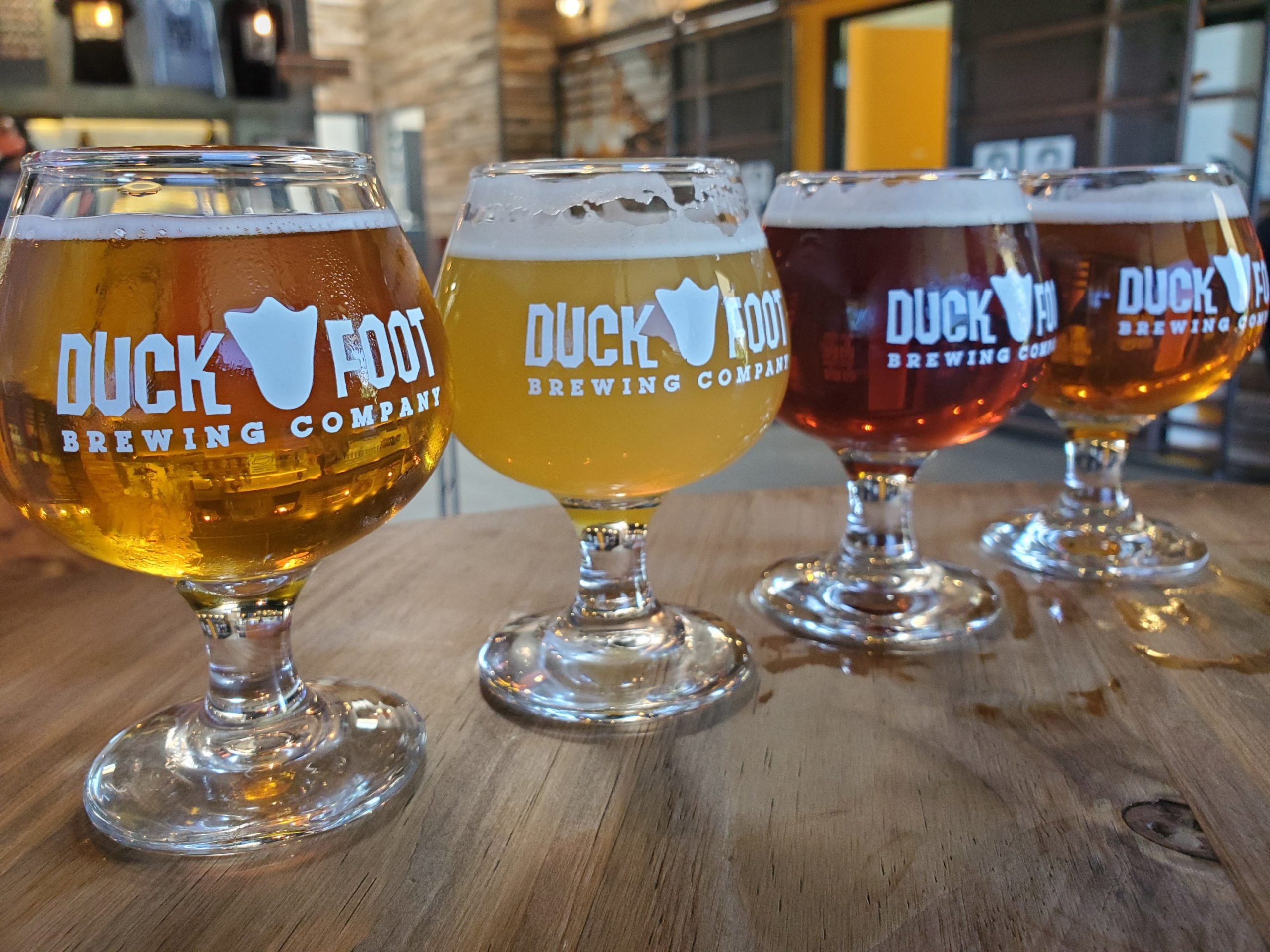 Duck Foot Brewing Tasters | My Beer Pix